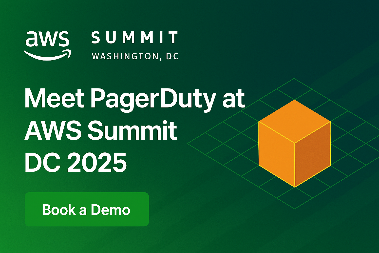 Meet PagerDuty at AWS Summit DC 2025 | Book a Demo